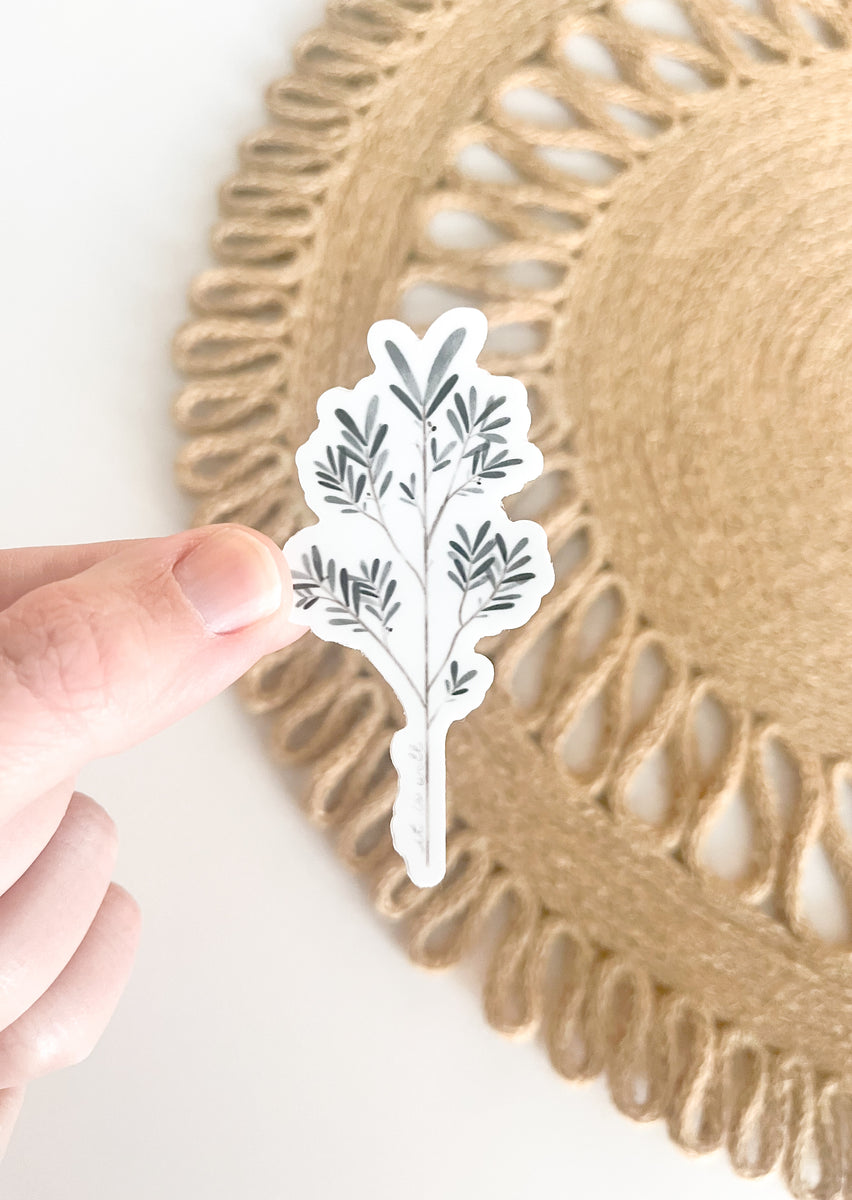 Olive Branch Sticker – Desert Clay Designs