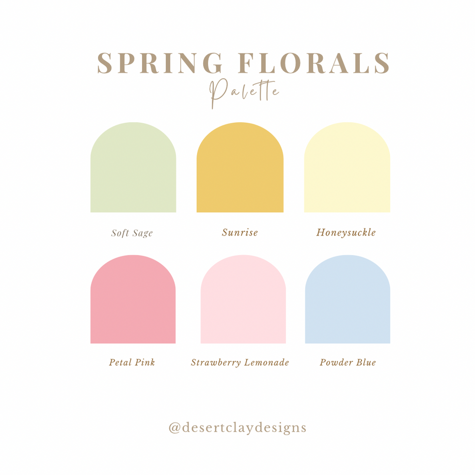 Color Palette Recipes – Desert Clay Designs