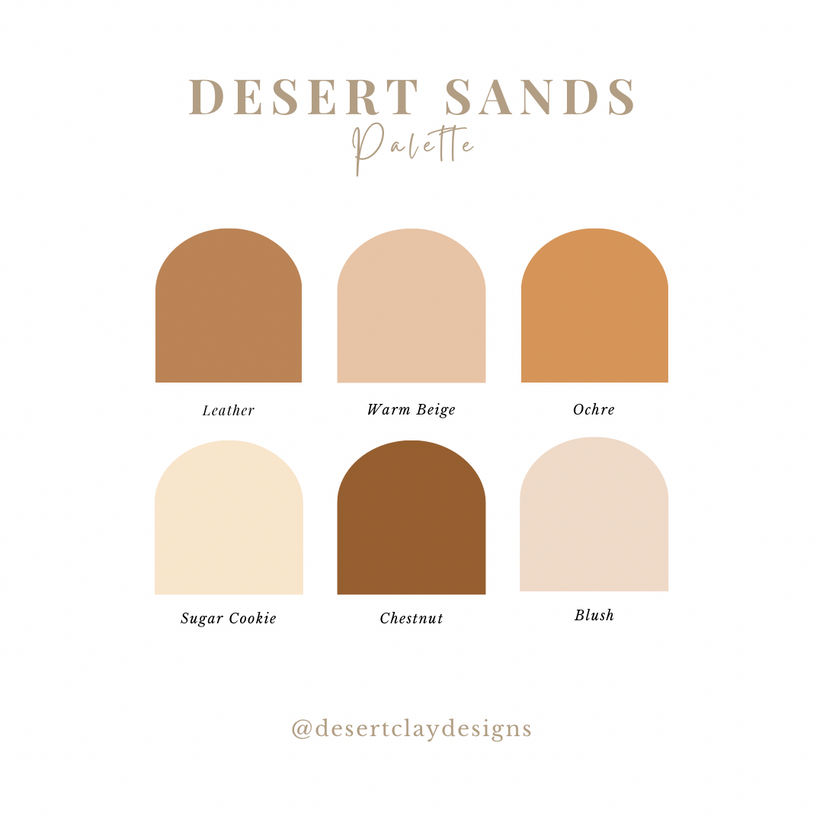 Desert Sands Palette – Desert Clay Designs